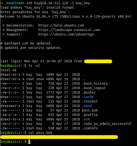 Basic Pentesting - TryHackMe | bakeery
